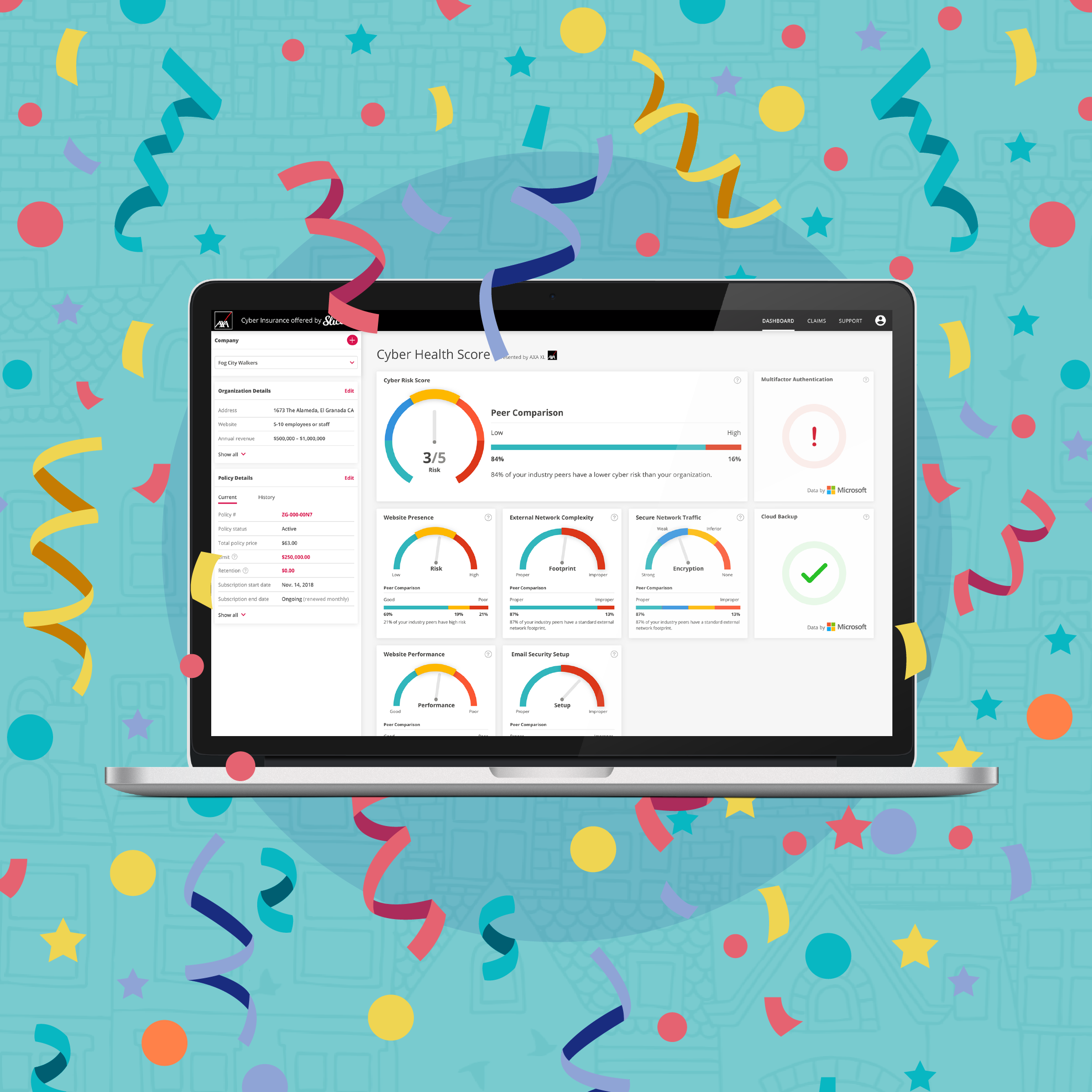 AXA XL, Microsoft and Slice Team Up